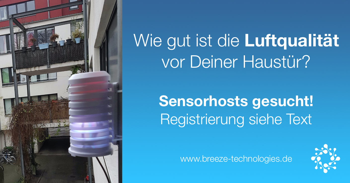 Sensor-Host werden - Breeze Technologies